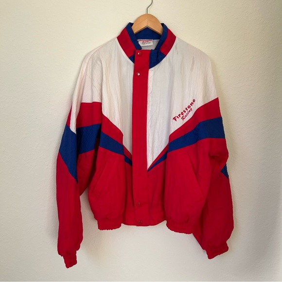Jackets & Coats | Vintage 9s Firestone Racing Windbreaker | Poshmark